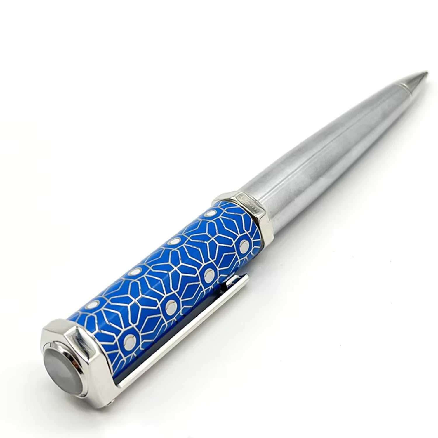 Smooth Writing YAMALANG Classic Octagon Blue Green Ballpoint Pen with ...