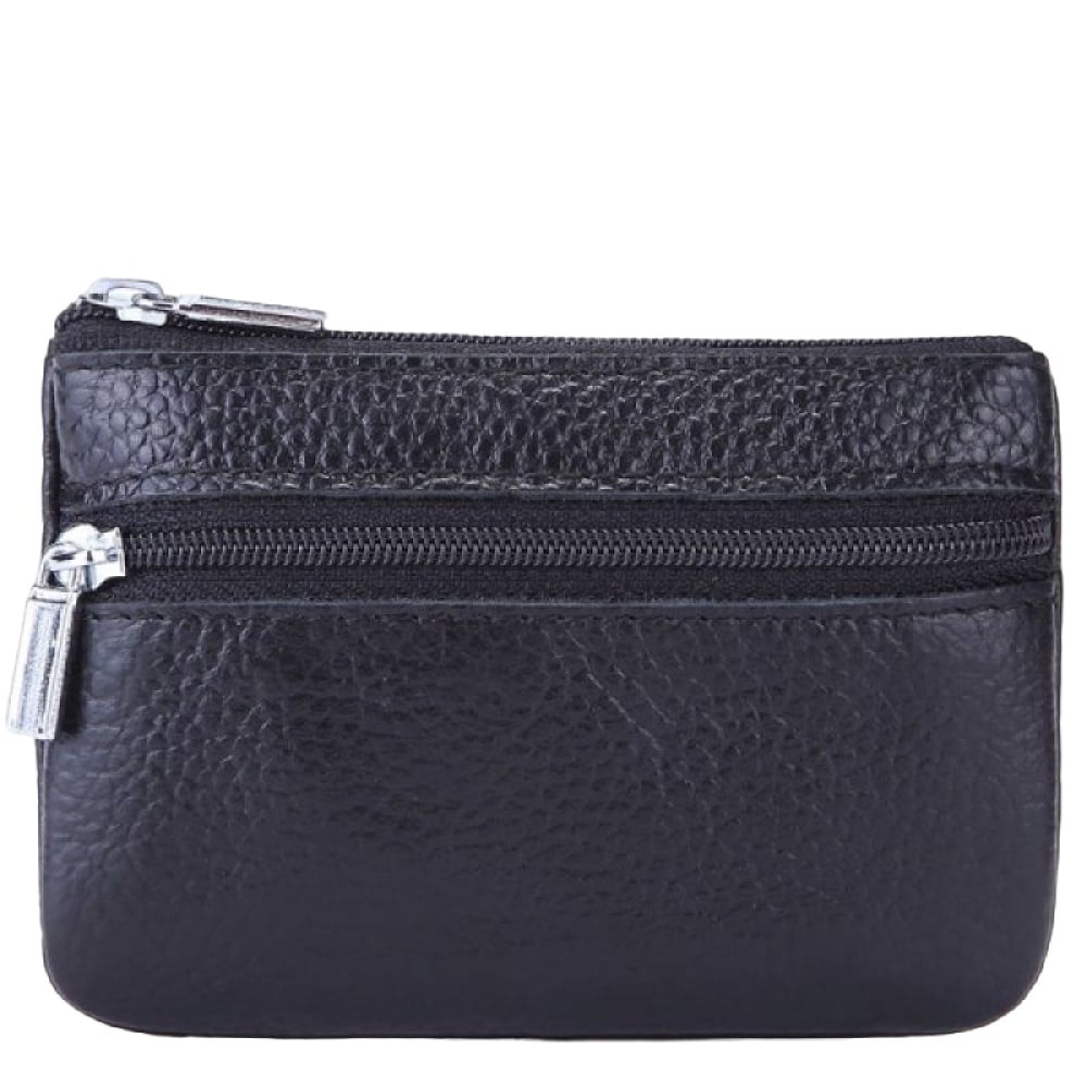 Smooth-Zipper Genuine Leather Pouch, Compact Design For Easy Access And ...