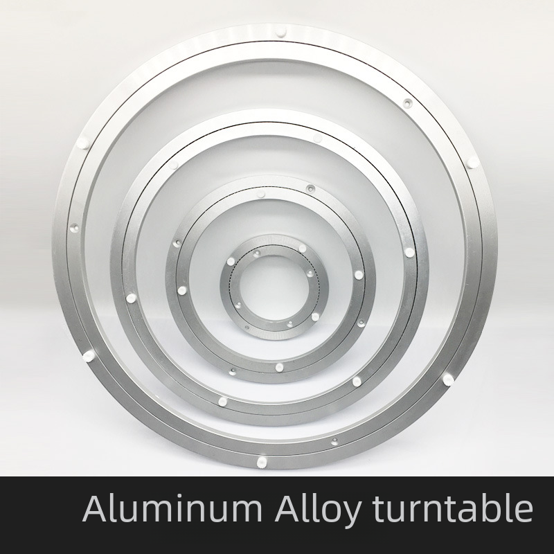 Smooth aluminum turntable aluminum alloy furniture turntable dining ...