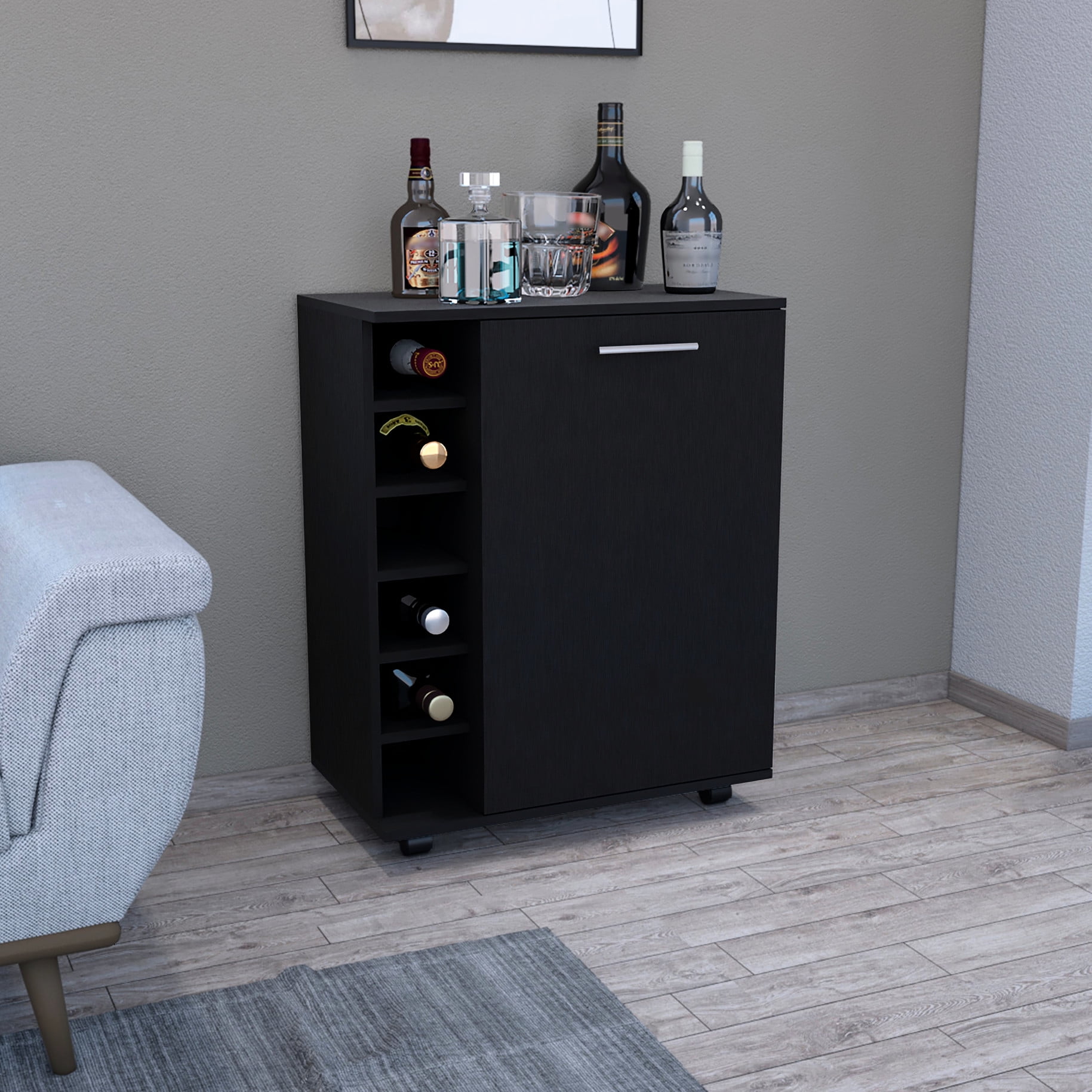 Smooth - gliding caster wheels & six - slot display - Effortless ...