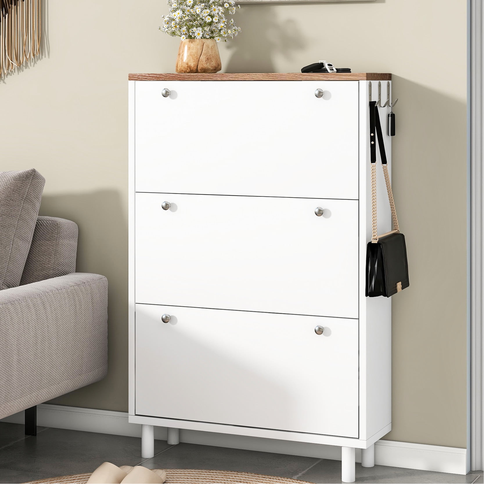 Smooth - lined Shoe Rack / Modern Style in Primary Area - Walmart.com