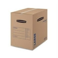 SmoothMove Large Recycled Packing & Shipping Boxes, 18"x18"x24", Brown ...