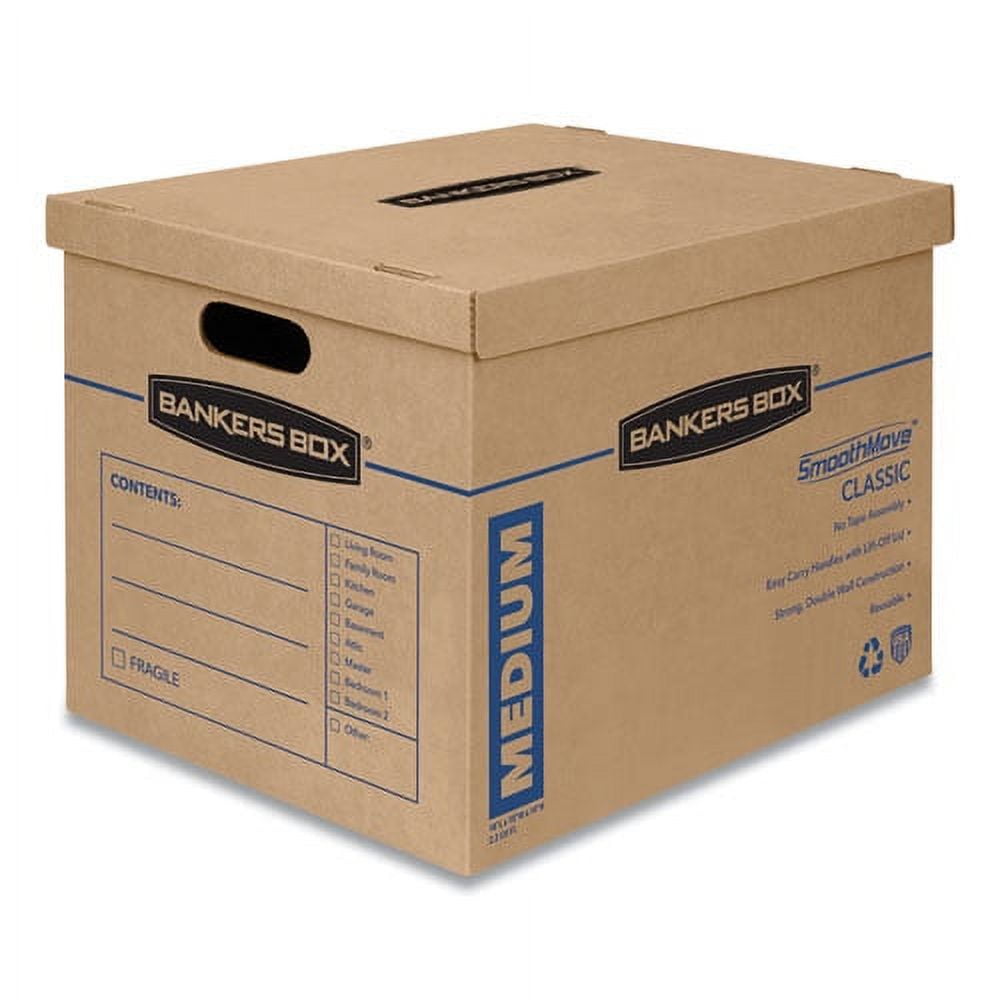 SmoothMove Classic Moving/Storage Boxes, Half Slotted Container (HSC ...