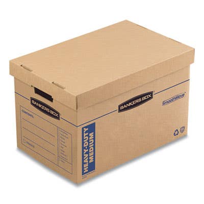 SmoothMove Maximum Strength Moving Boxes, Medium, Half Slotted ...
