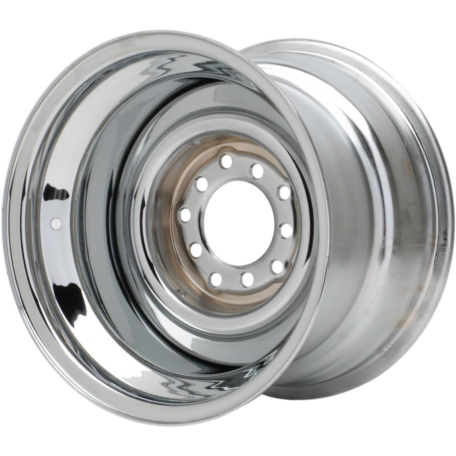 Smoothie 15x10 Chrome Steel Wheel, 5 on 5/5.5, 4.5 BS - Walmart.com