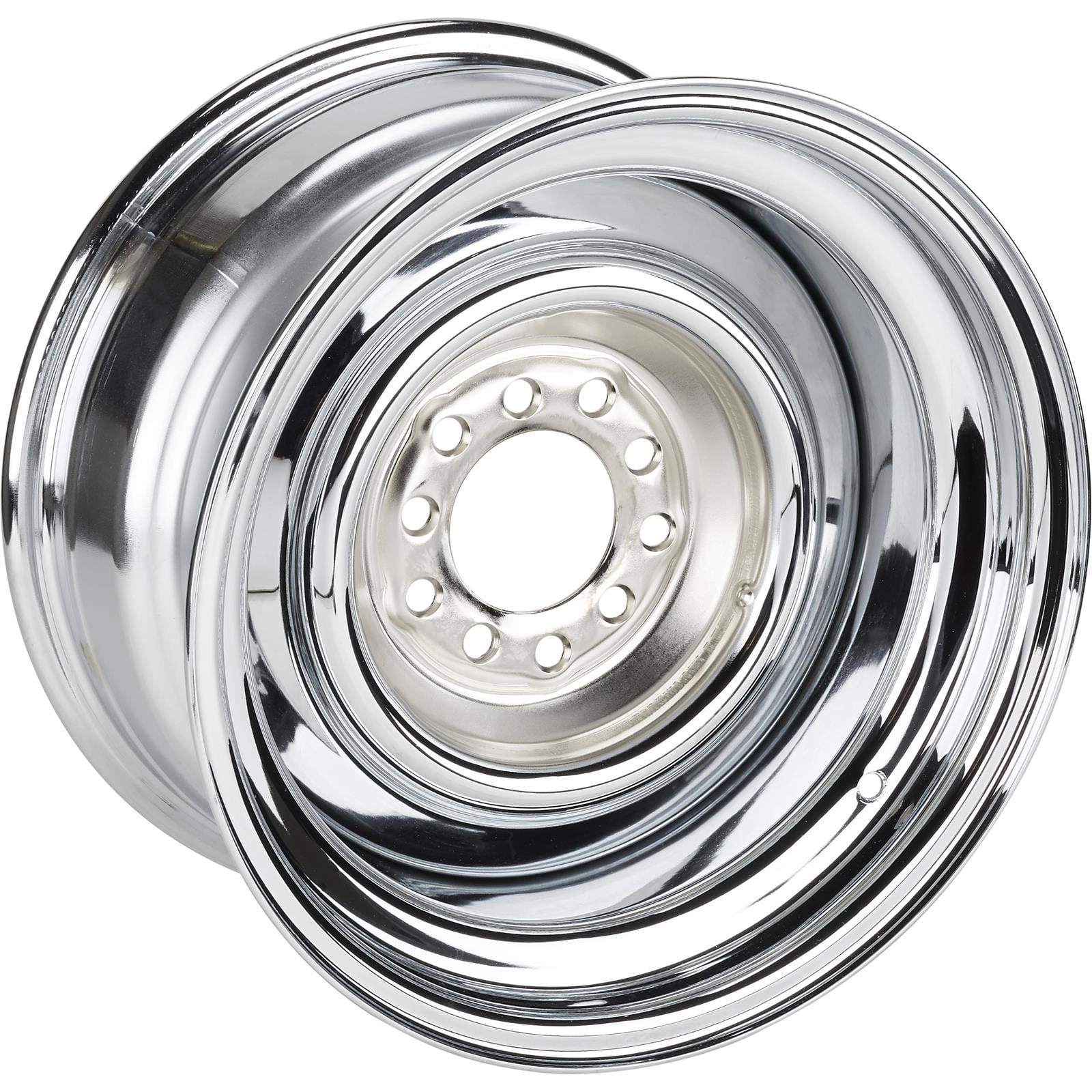Smoothie 15x8 Chrome Steel Wheel, 5 on 4.5/4.75, 4.25 BS - Walmart.com