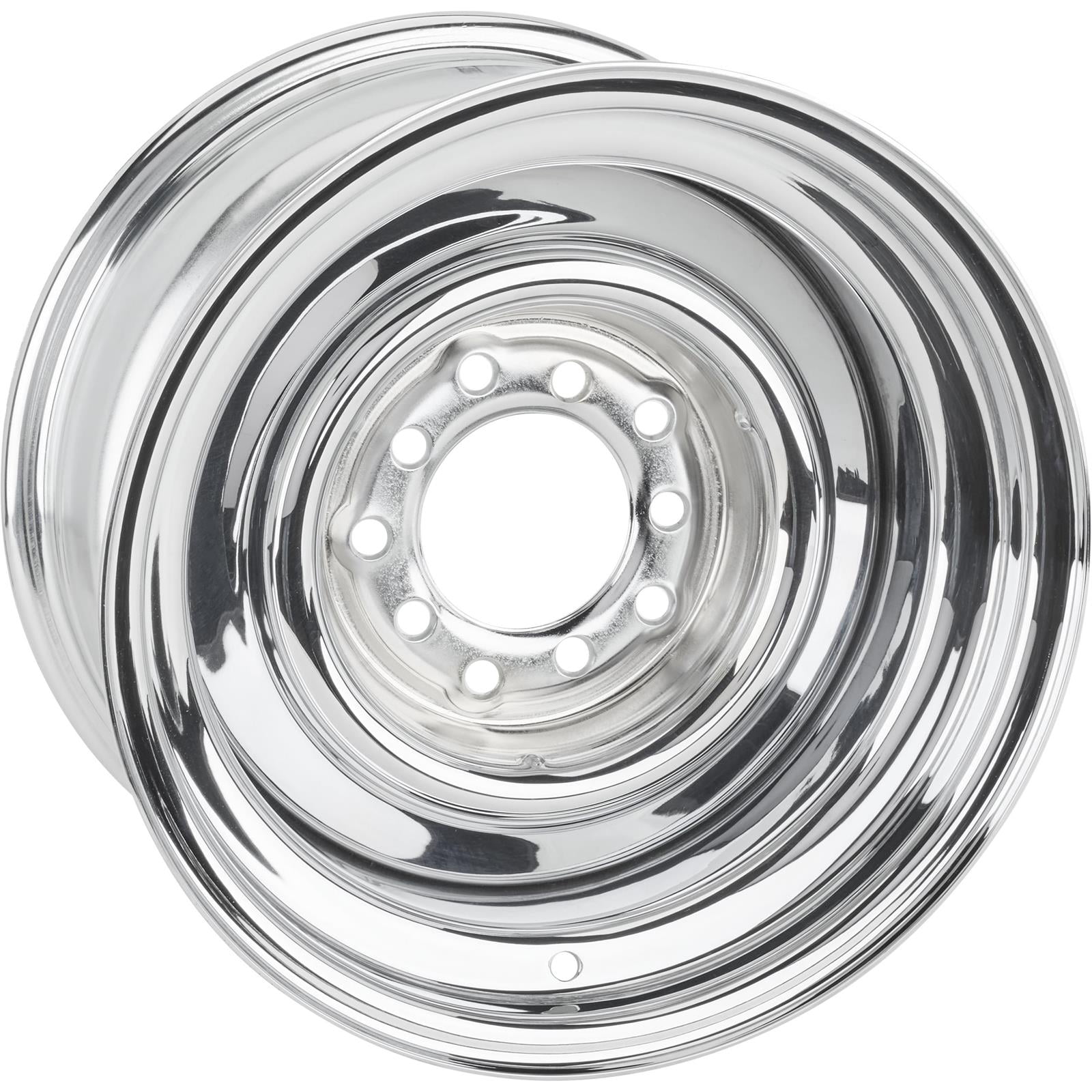 Smoothie 15x8 Chrome Steel Wheel, 5 on 5/5.5, 4.25 BS - Walmart.com