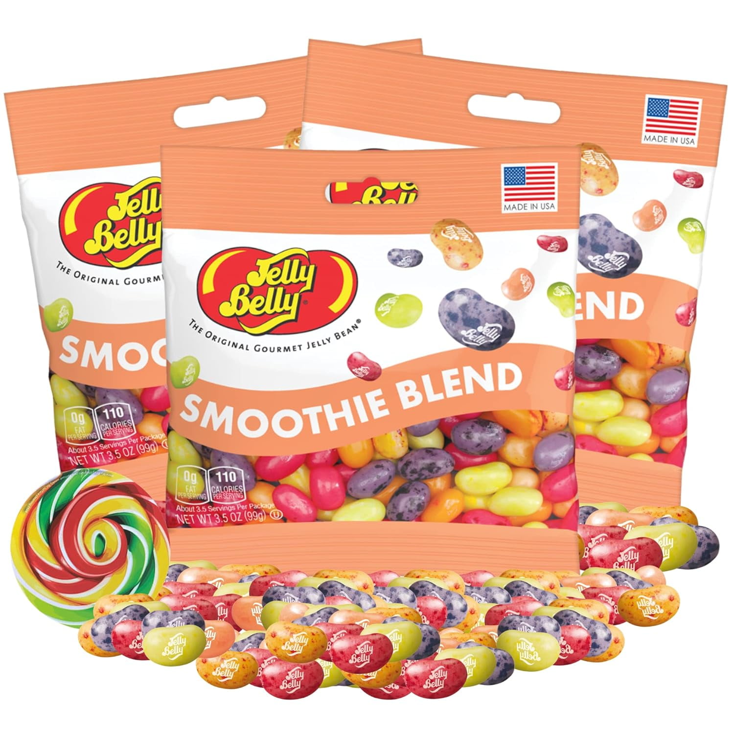 Smoothie Blend Jelly Bean Mix, Grab and Go Fruity for Movie Nights ...