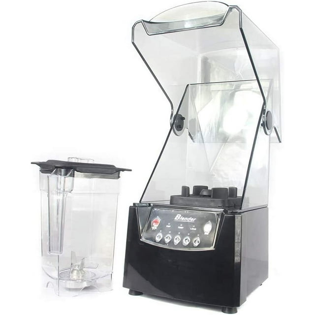 Smoothie Blender 1 8l Commercial Soundproof Hood Blender 110v 2200w