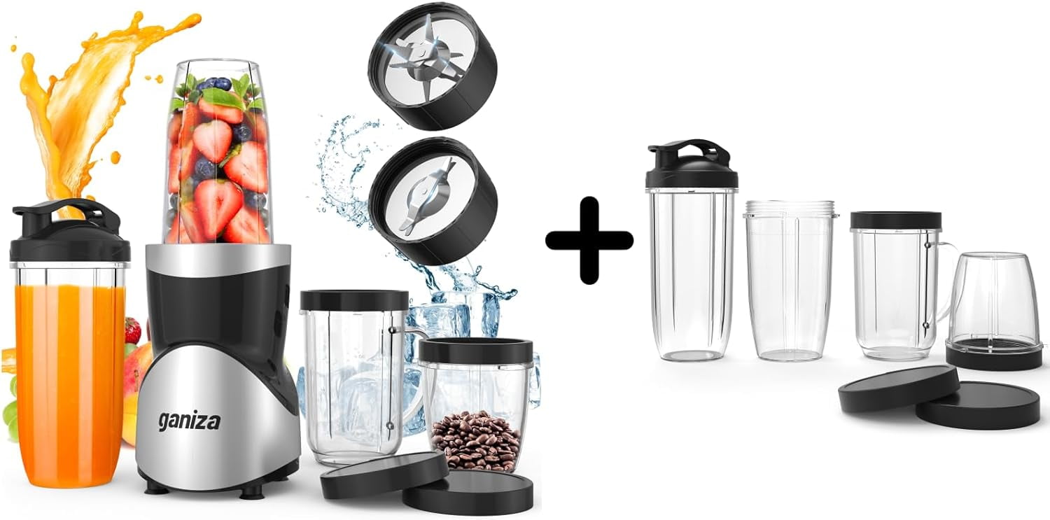 Smoothie Blender, Blender for Shakes and Smoothies, 26-Piece Personal ...