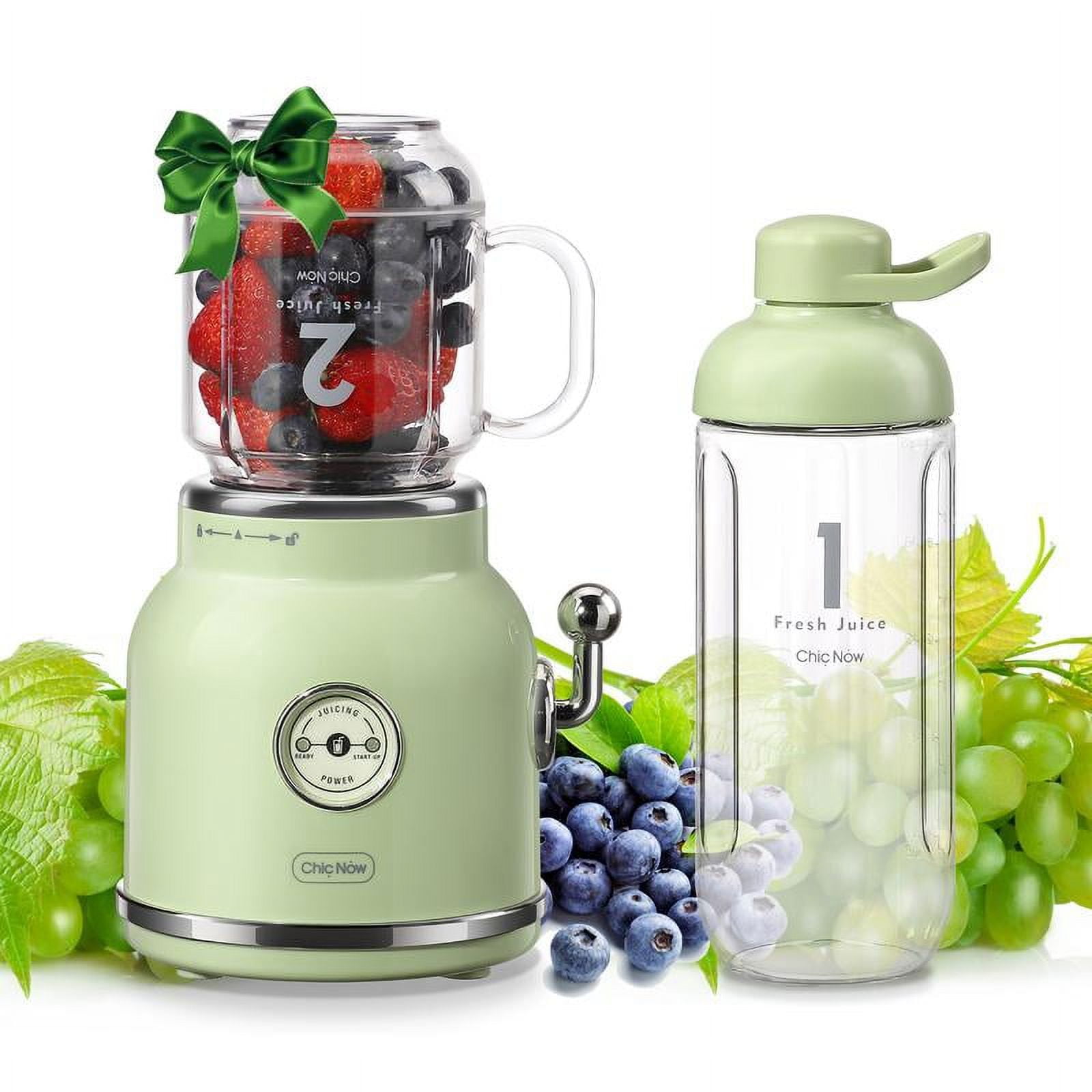 Smoothie Blender,Personal Blender for Shakes and Smoothies, With 6 ...