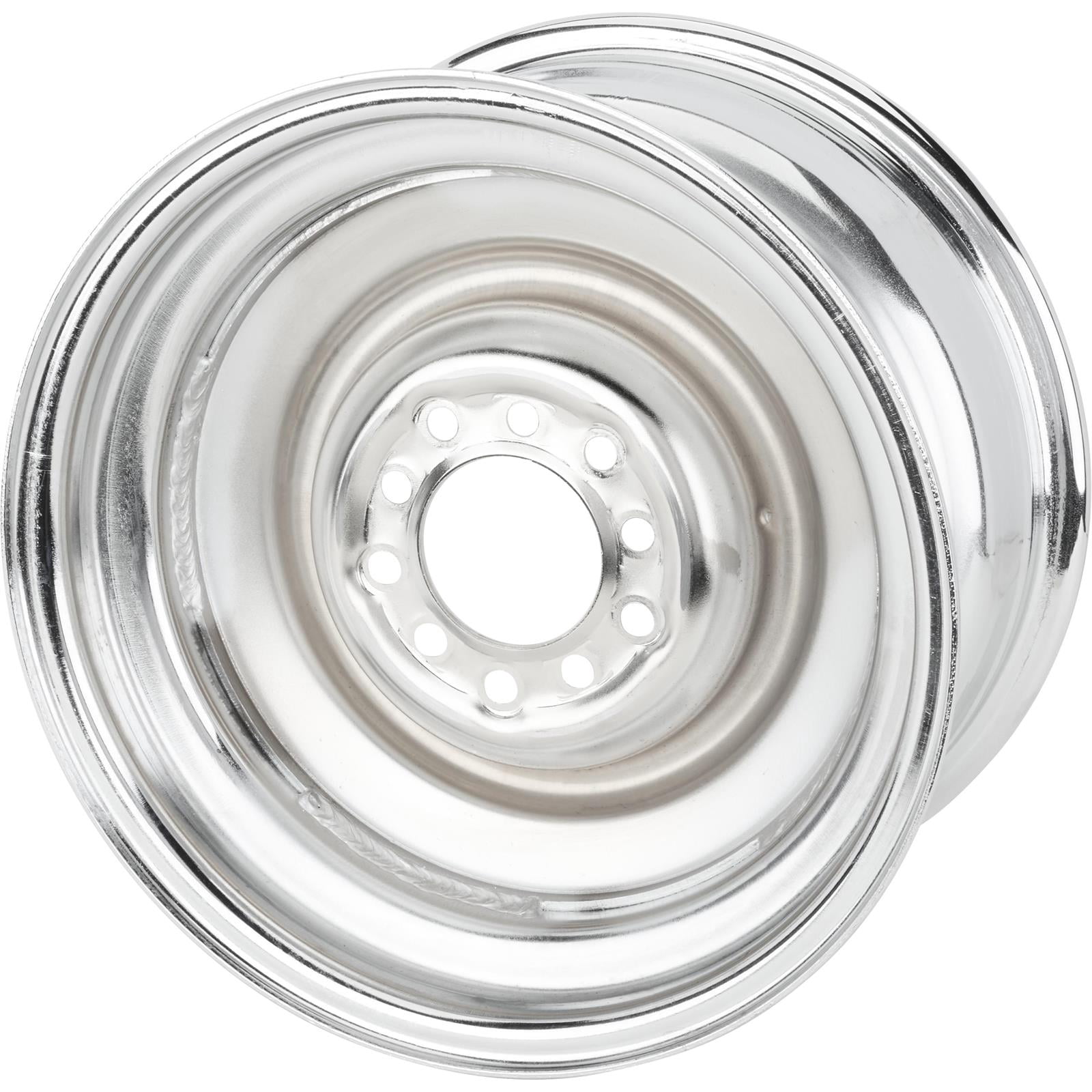 Smoothie Reverse 15x8 Chrome Steel Wheel 5on4.5/4.75, 2.5 BS - Walmart.com