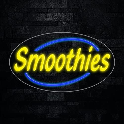 Smoothies LED Neon Sign 28"L x 16"H #34297 - Walmart.com