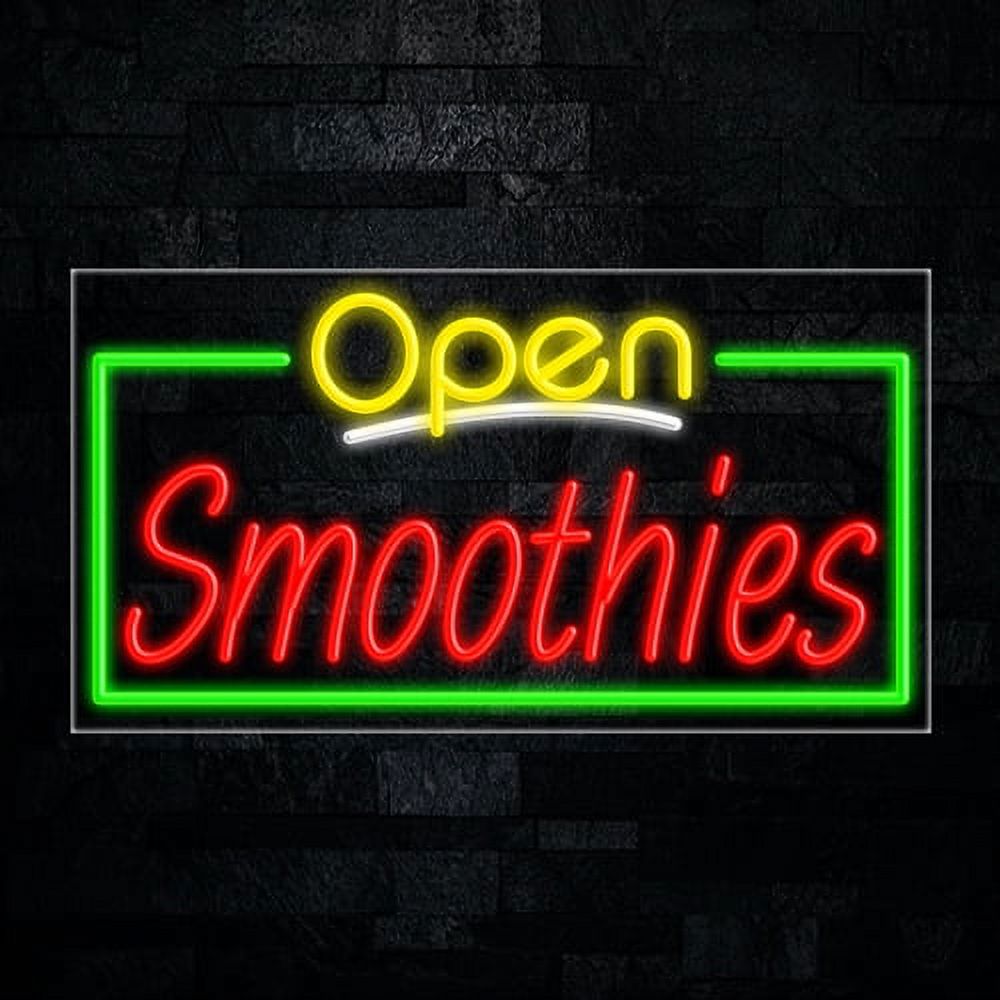 Smoothies LED Neon Sign 33"L x 18"H #35866 - Walmart.com