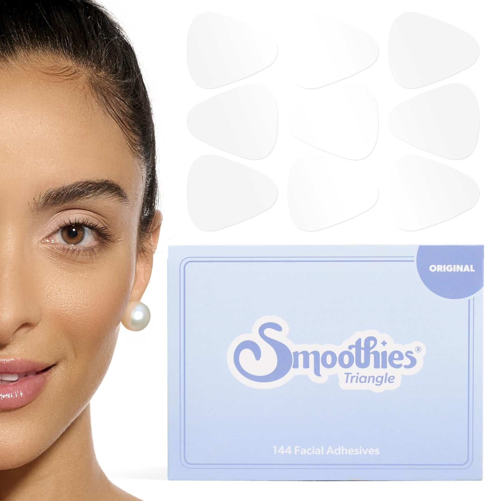 Smoothies Triangle Wrinkle Patches DMF15 for Face Overnight - Facial ...