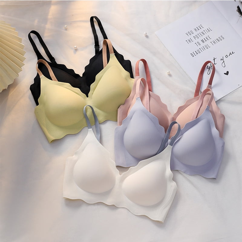 Smoothing Seamless Training Bra for Girls: Light Padding Provides ...