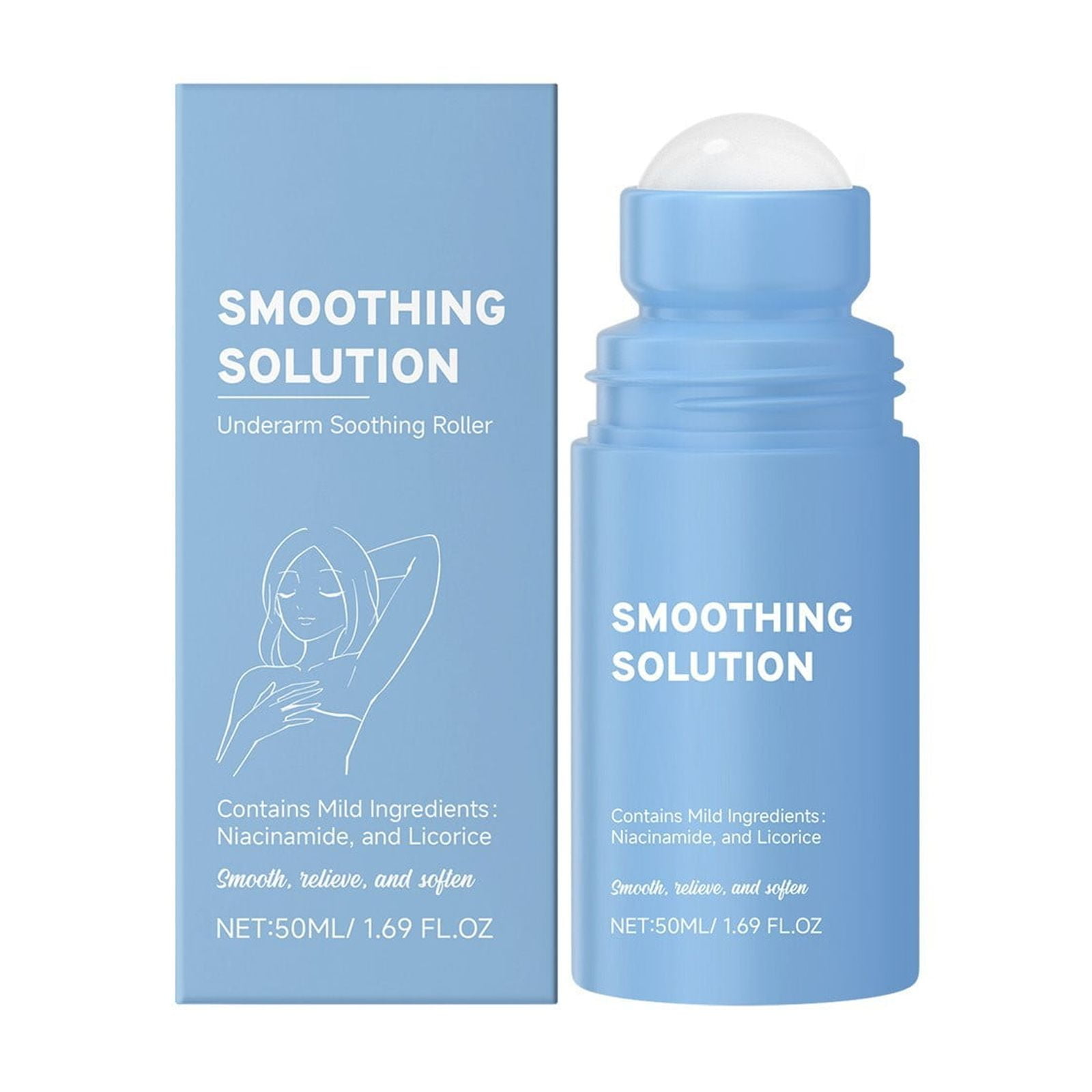 Smoothing Solution Hair After Shave Soothing Roll On For Underarms ...