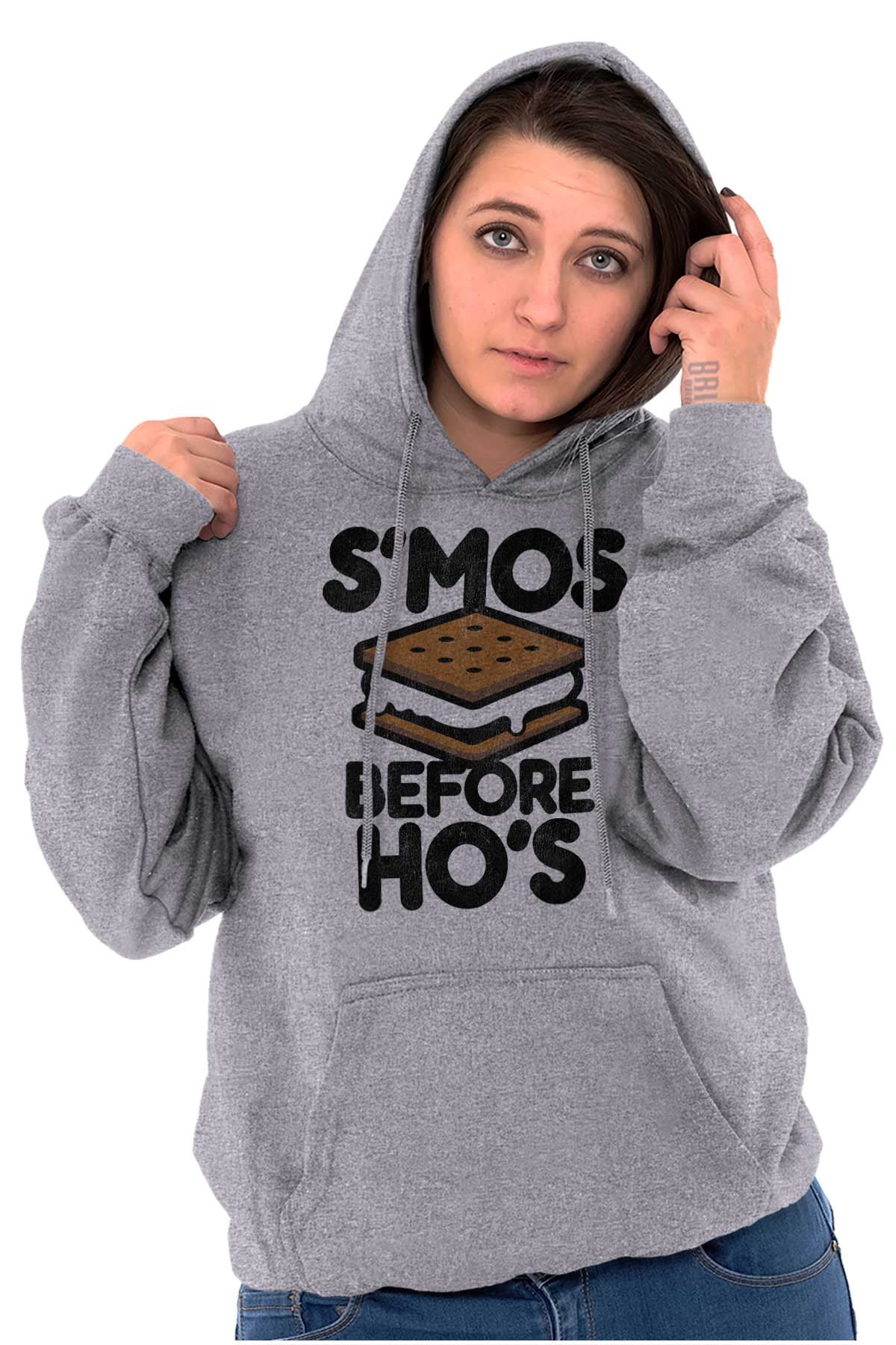 Smore Funny Bros Camping Friends Hoodie Hooded Sweatshirt Men Brisco ...