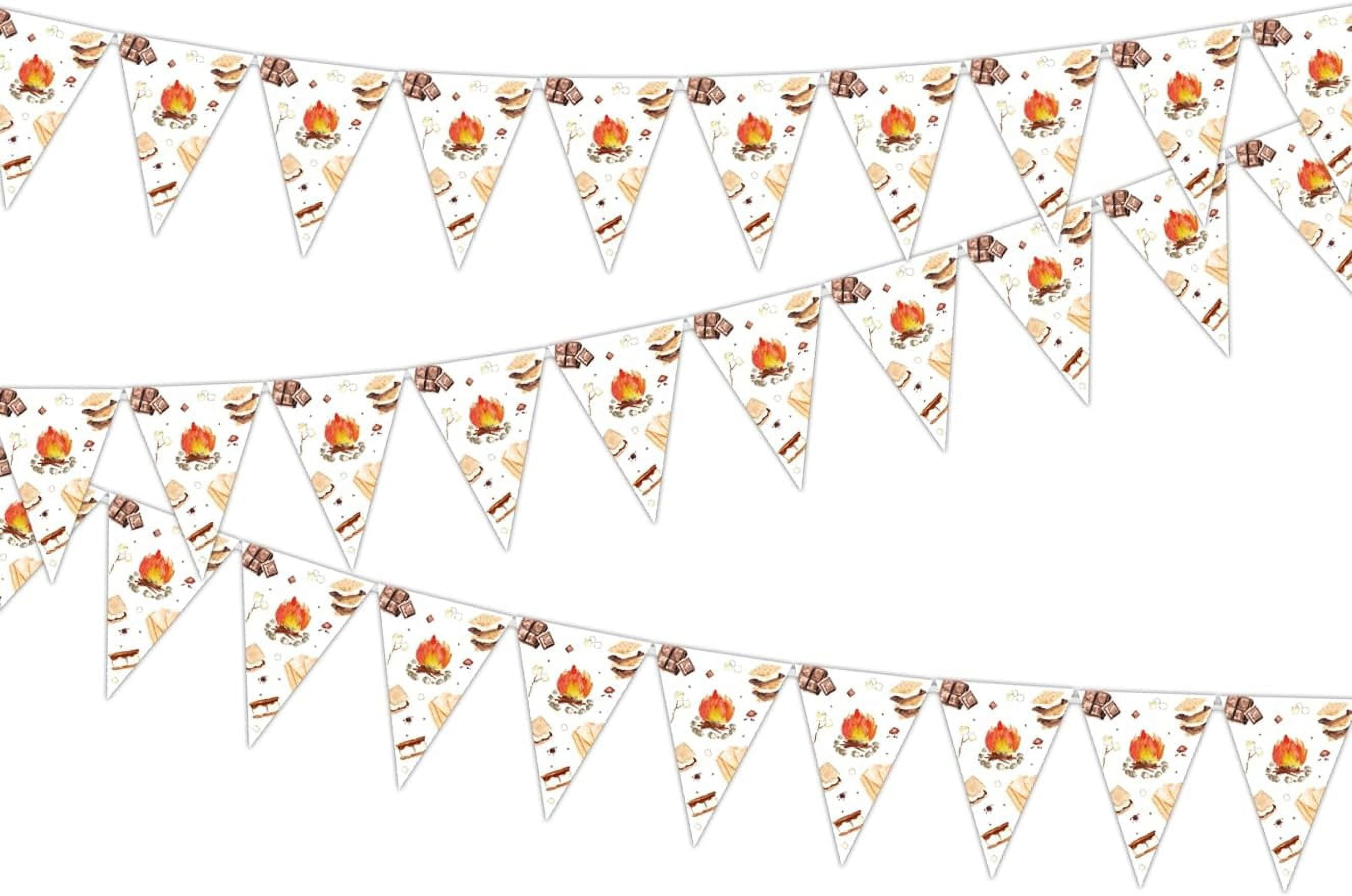 Smores Birthday Decorations, 3pcs Smore Camping Campfire Camper ...