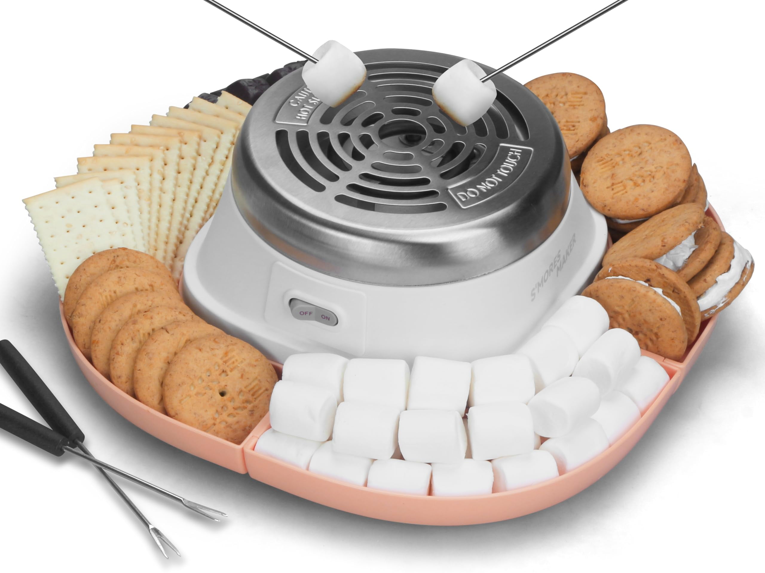 Smores Maker Tabletop Indoor Kit, Indoor Marshmallow Roaster, Flameless ...