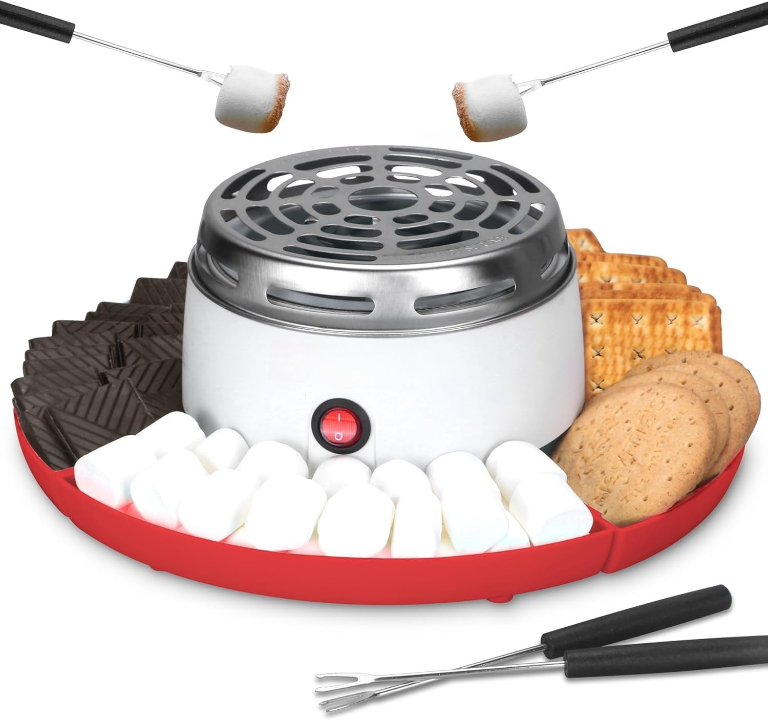 Smores Maker Tabletop Indoor Kit, Indoor Marshmallow Roaster, Smores ...