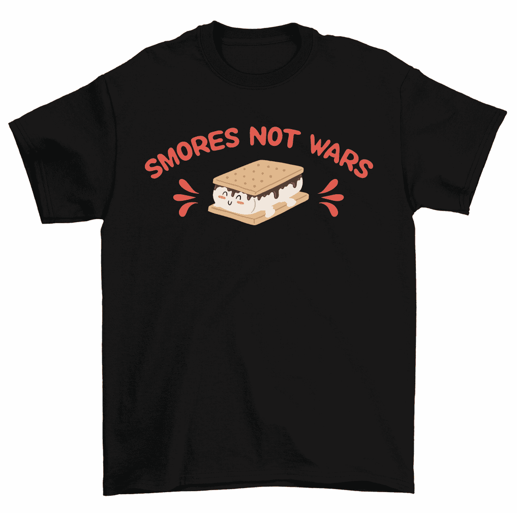Smores Not Wars T-Shirt Campfire Camping Tee Men Women Unisex - Walmart.com