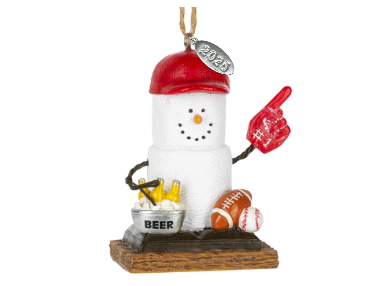 Smores Sports Fan Ornament 2025 - #1 Fan Sports Fan Gift, Stocking ...