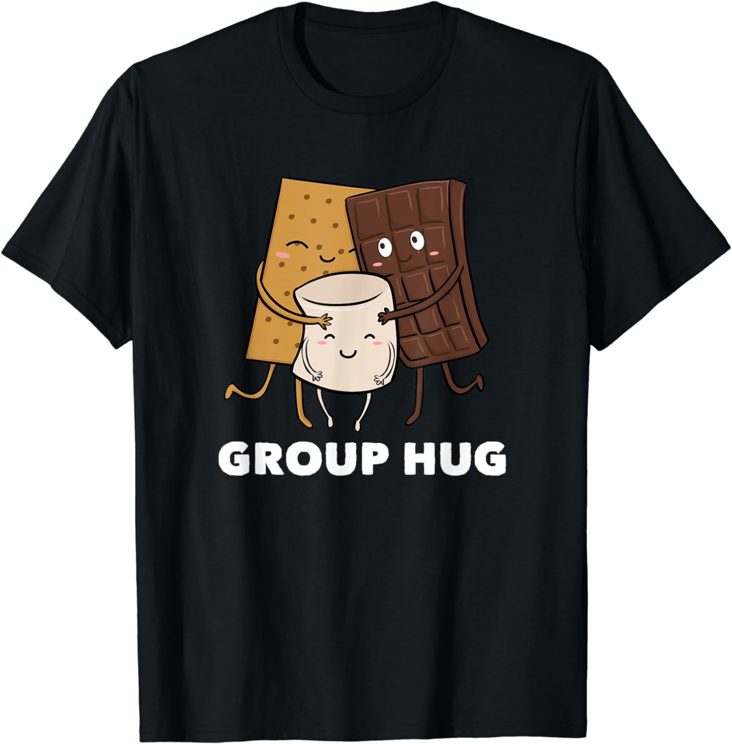 Smores Shirt, Group Hug Marshmallow Chocolate T-Shirt - Walmart.com