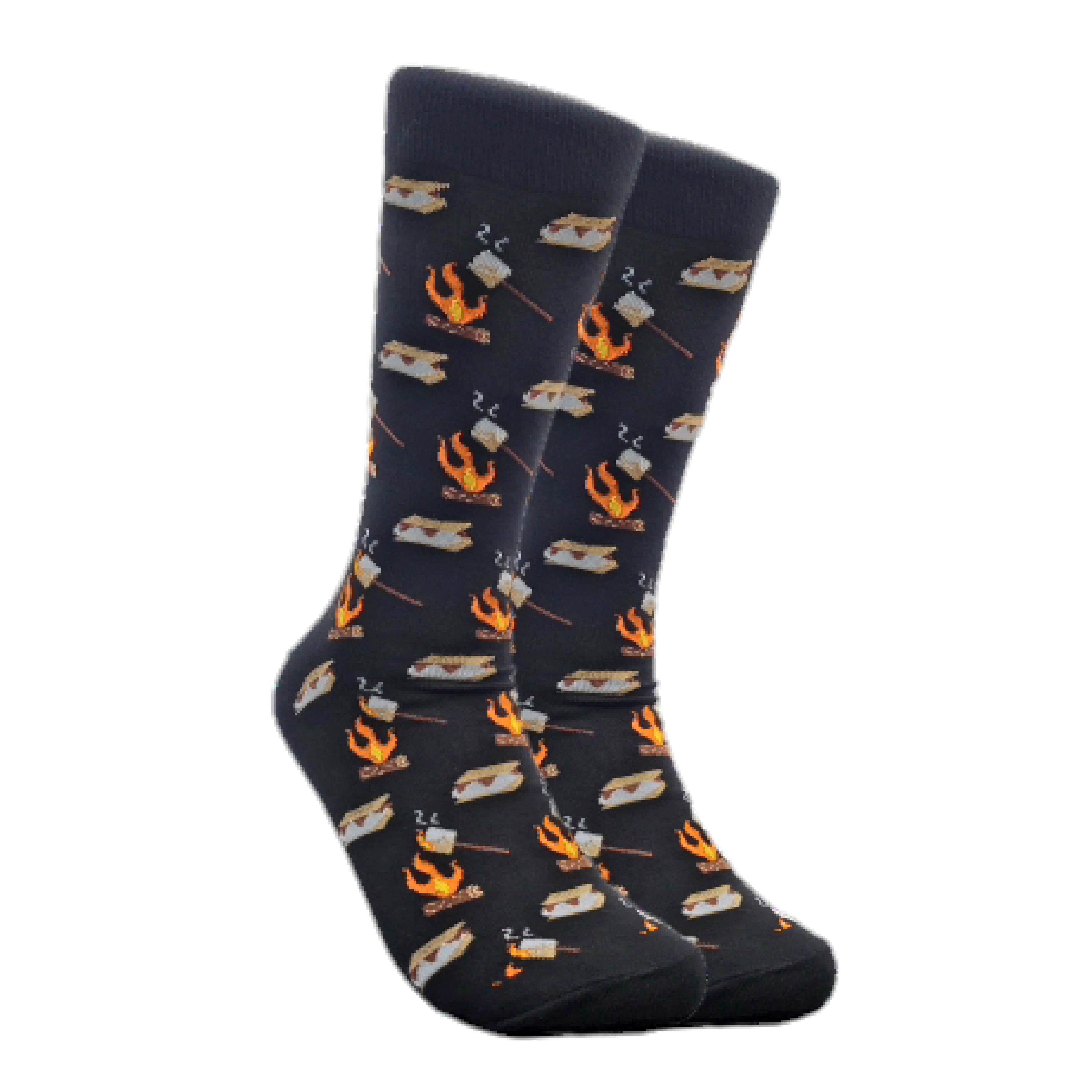 Smores Socks from the Sock Panda (Adult Large - Men's Shoe Sizes 8-12 ...