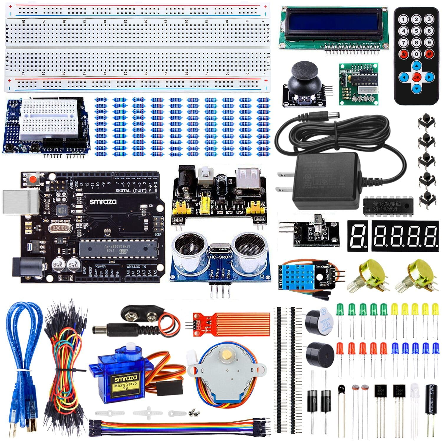 Smraza Super Starter Kit RRF12 Project Kit with Breadboard, Power ...