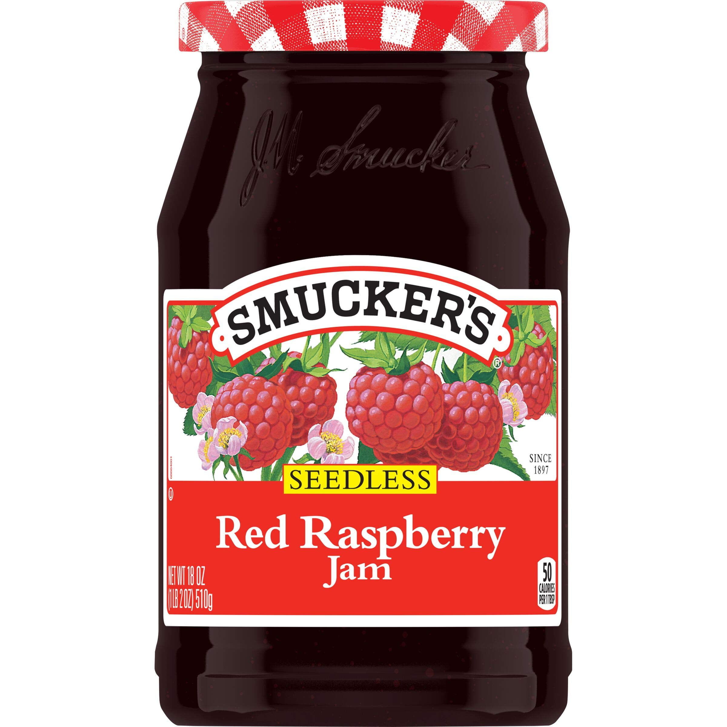 Smucker,S Seedless Red Raspberry Jam, 18 Ounces - Walmart.com