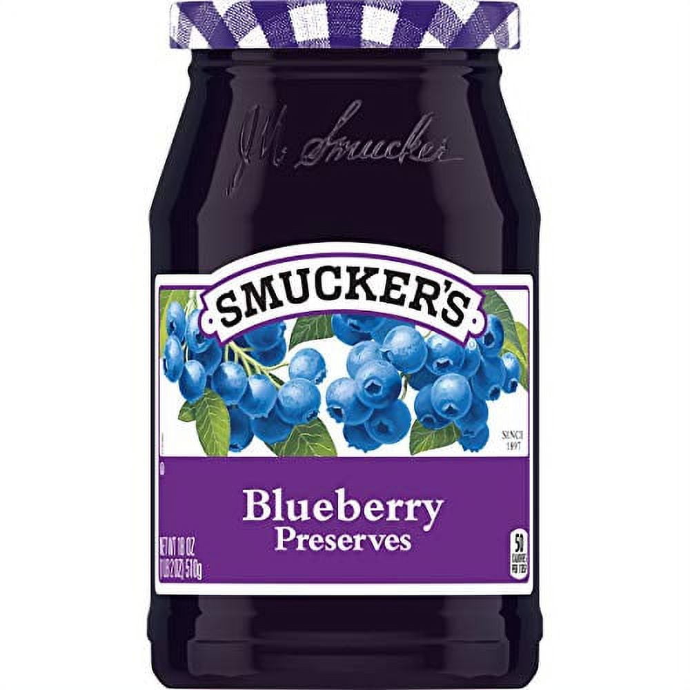 Smuckers Blueberry Preserves, 18 Ounces (Pack Of 6) - Walmart.com
