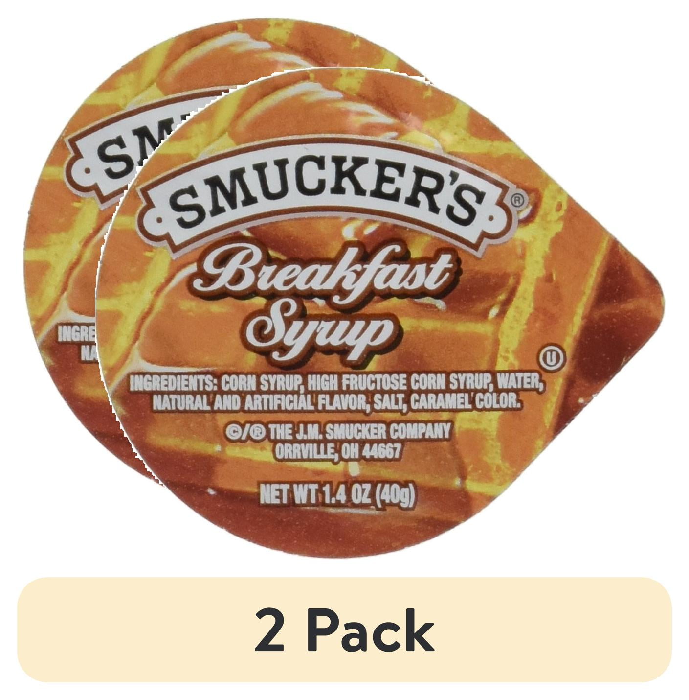 (2 pack) Smucker's Breakfast Syrup, 1.4 oz, 100 count - Walmart.com (2 pack) Smucker's Breakfast Syrup, 1.4 oz, 100 count - Walmart.com