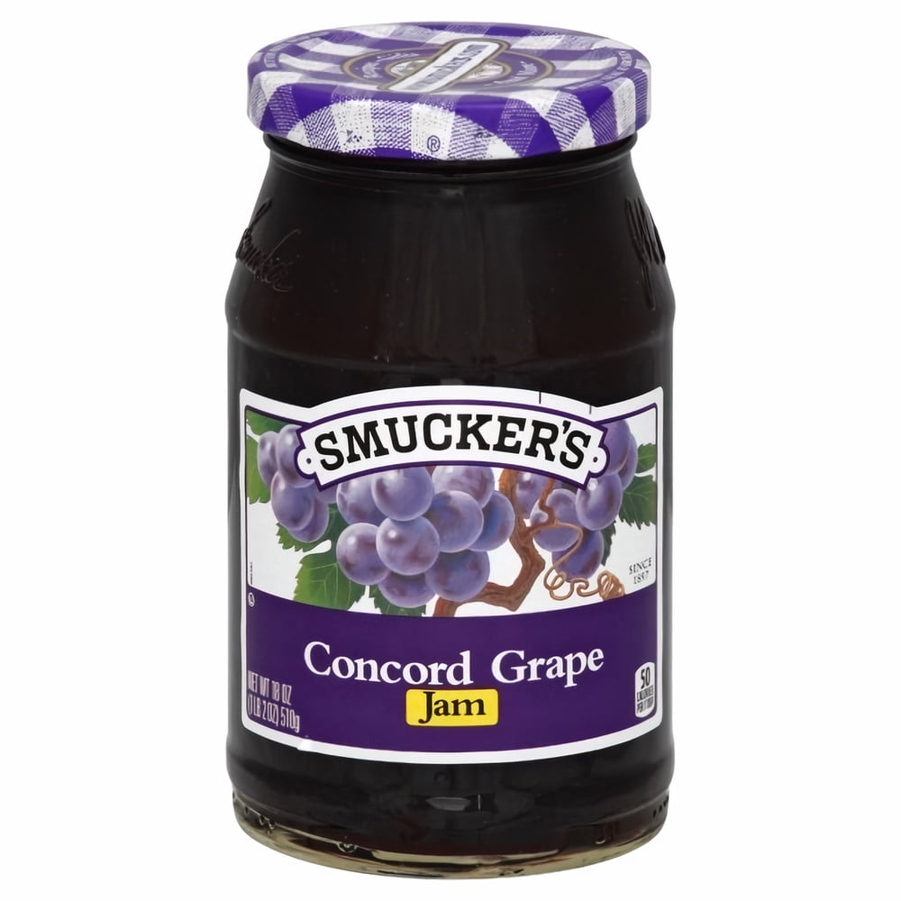 Smucker's Concord Grape Jam 18-ounce (Pack of 3) - Walmart.com