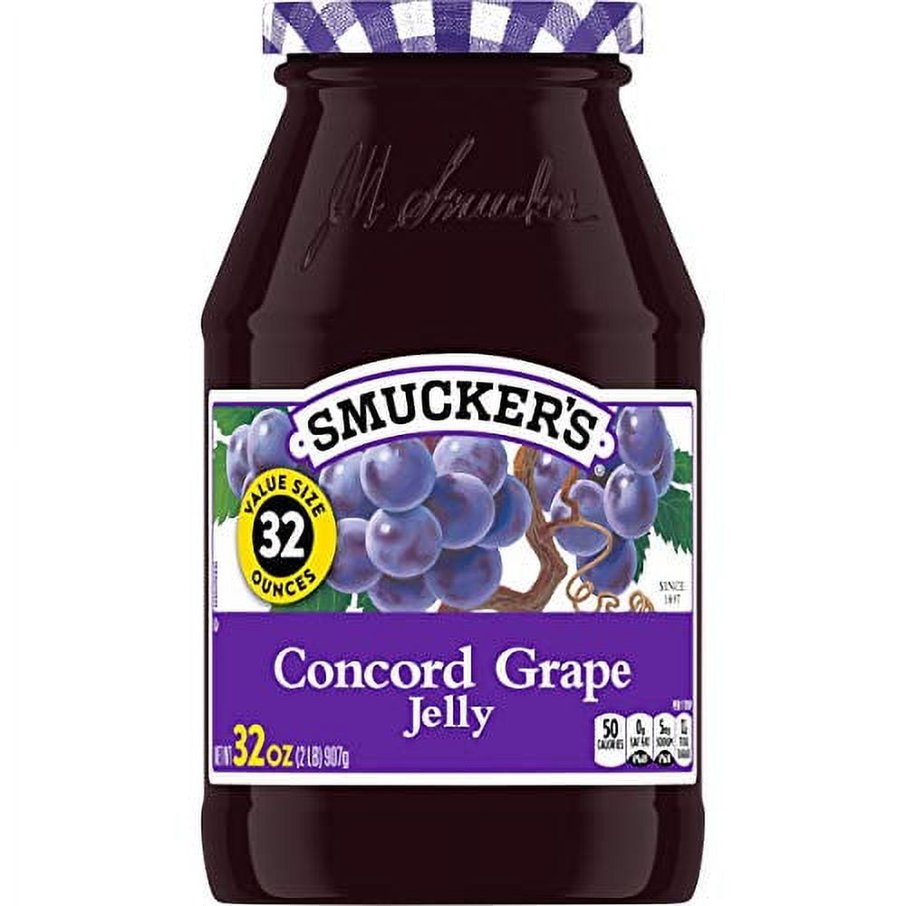 Smucker's Concord Grape Jelly, 32 Ounces (Pack of 6) - Walmart.com