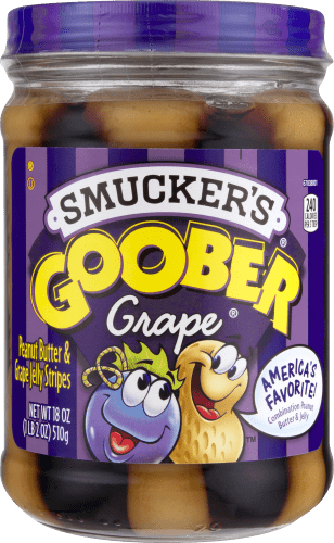 Smucker's Goober Grape Peanut Butter and Jelly Spread - 18oz (Pack of 3 ...