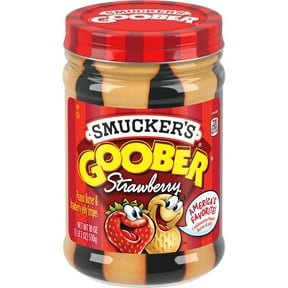 Smucker's Goober Peanut Butter & Honey Spread Stripes, 18 oz Jar - Walmart.com