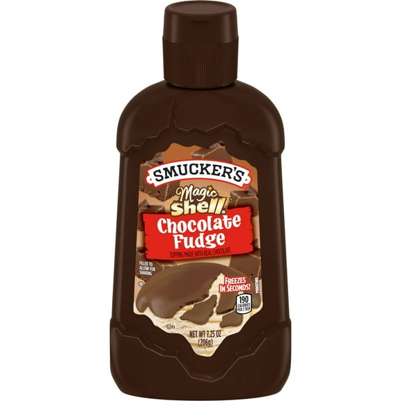 Smucker's Magic Shell Caramel Squeeze Sundae Topping, 7.25 Ounces ...
