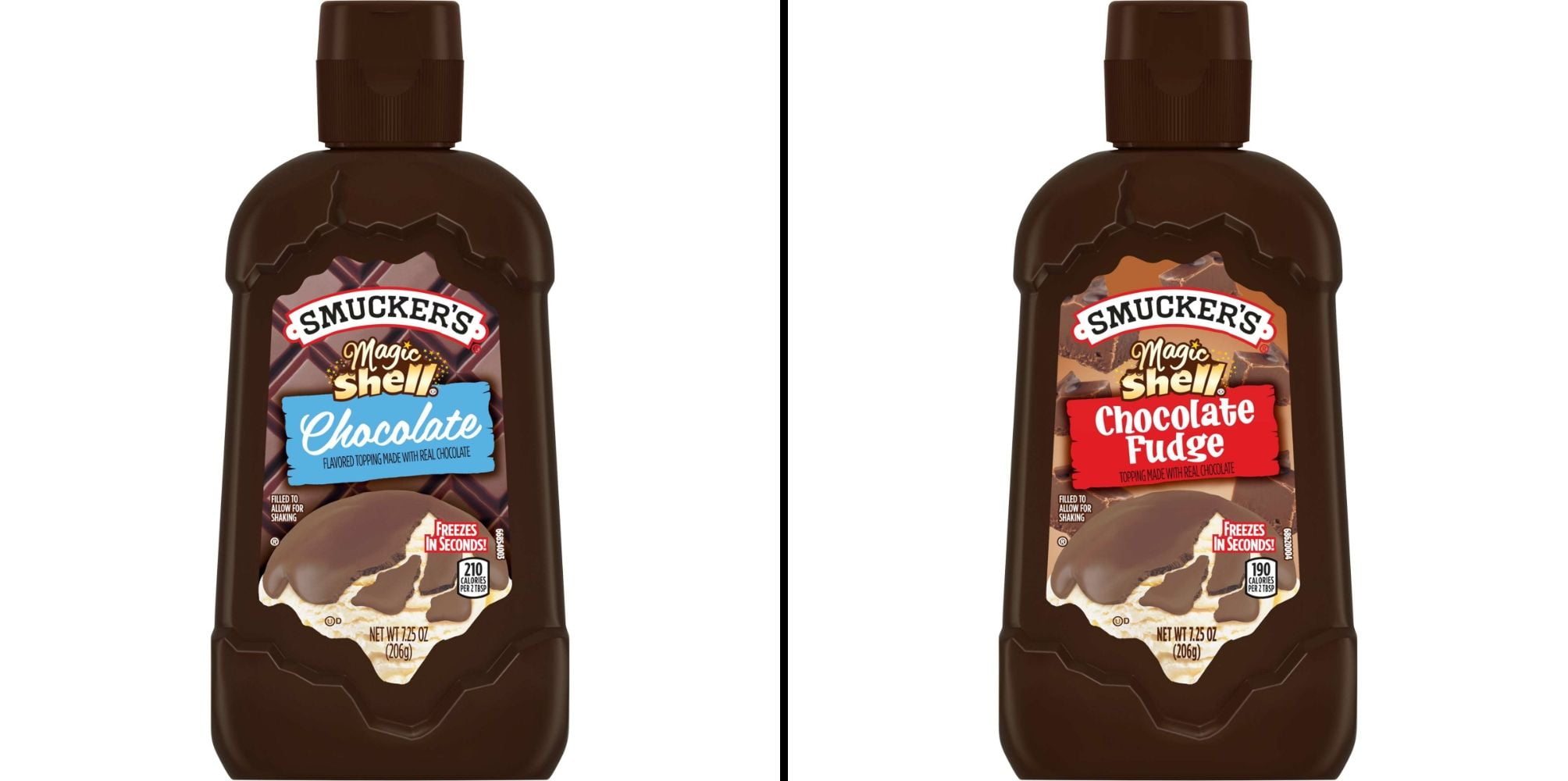 Smucker's Magic Shell Chocolate Topping 7.25 oz & Magic Shell Chocolate ...