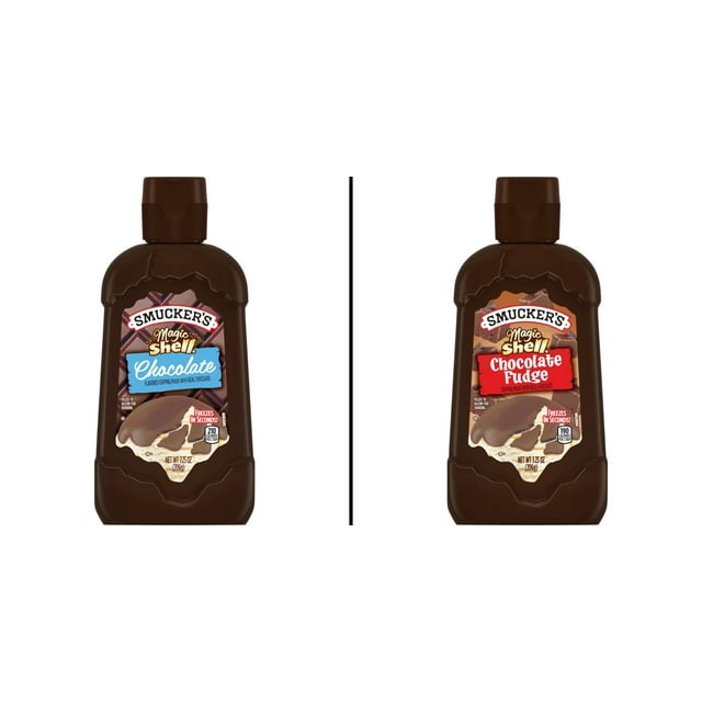 Smucker's Magic Shell Chocolate Topping 7.25 oz & Magic Shell Chocolate ...