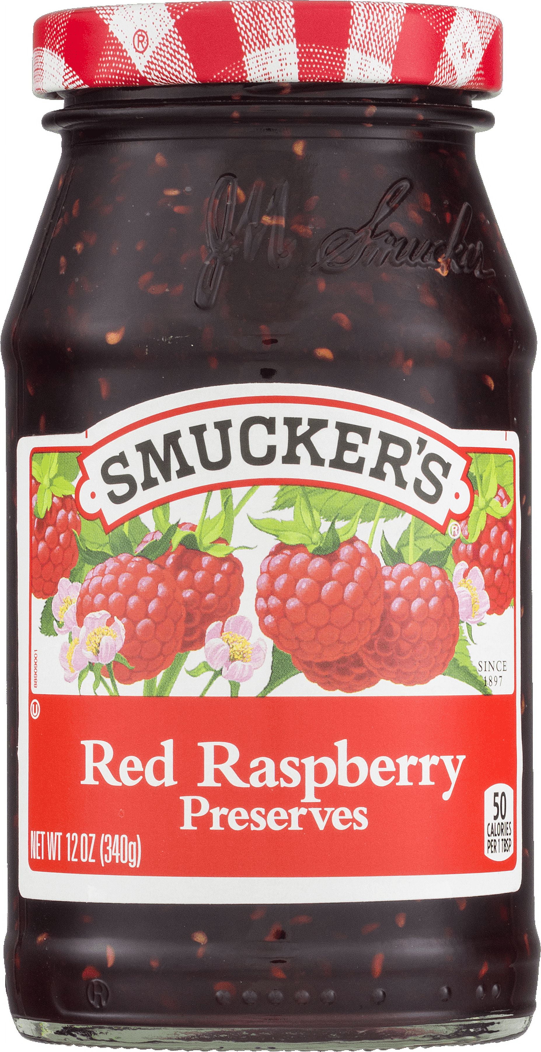 Smucker's Rich & Velvety Red Raspberry Preserves, Perfect for Cheese ...