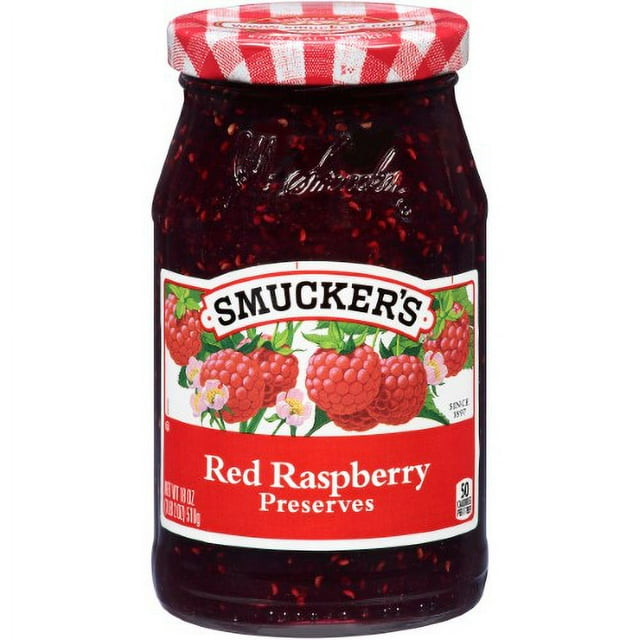 Smucker's Red Raspberry Preserves, 18-Ounce (Pack of 12) - Walmart.com