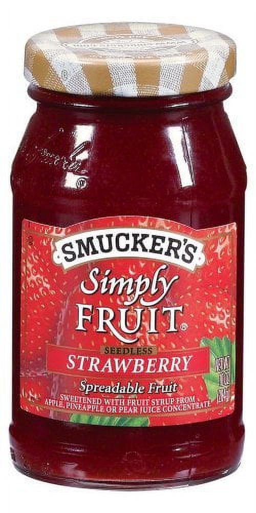 Smucker's Simply Fruit Apricot Spreadable Fruit, 10-Ounce (Pack of 6 ...