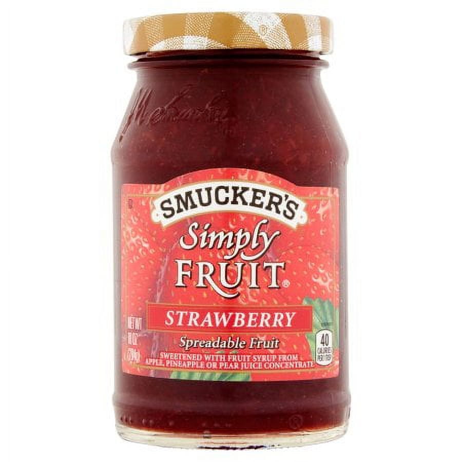Smucker's Simply Fruit Strawberry Spreadable Fruit 10-oz. (Pack of 2 ...