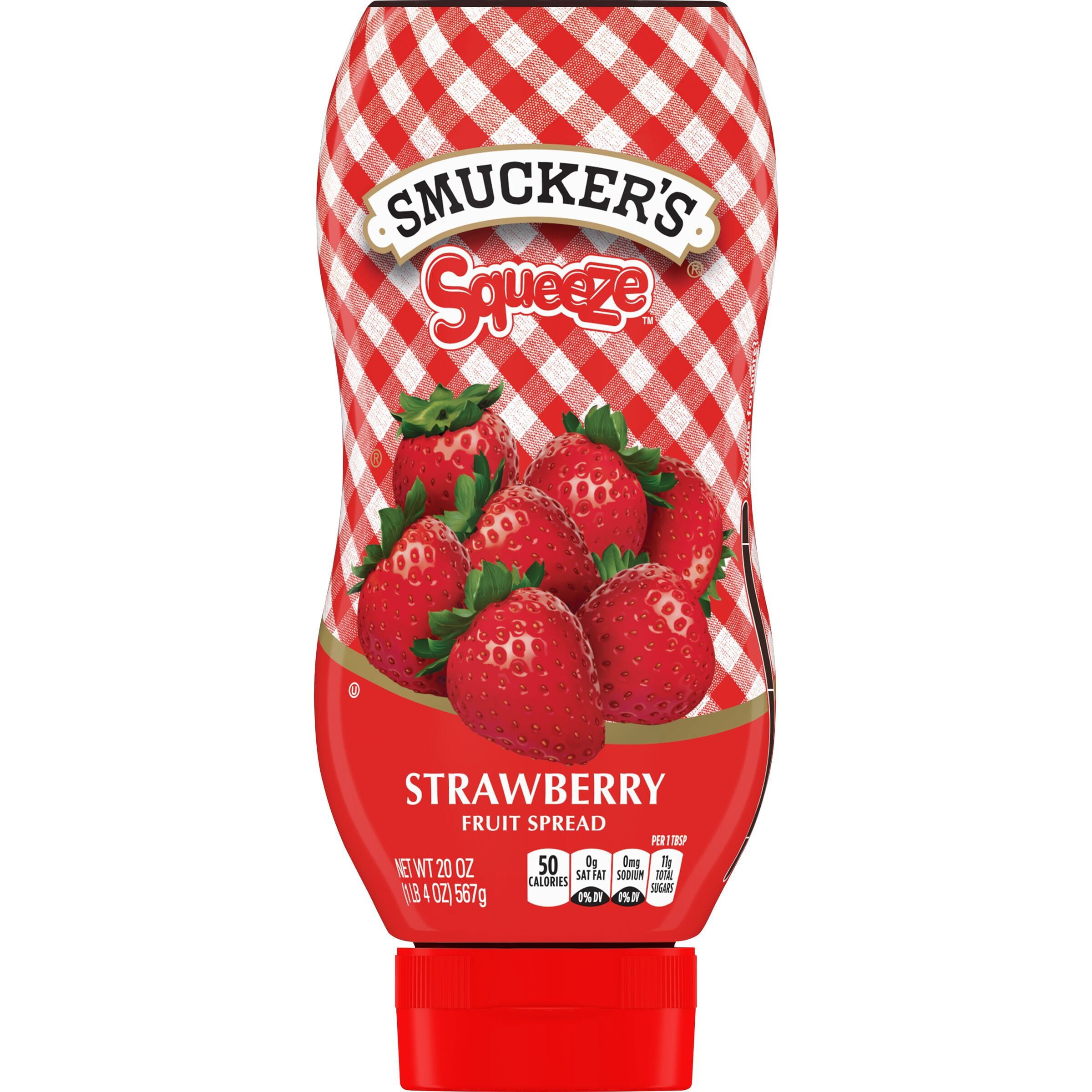 Smucker's Squeeze Strawberry Fruit Spread - 20 oz Package May Vary ...