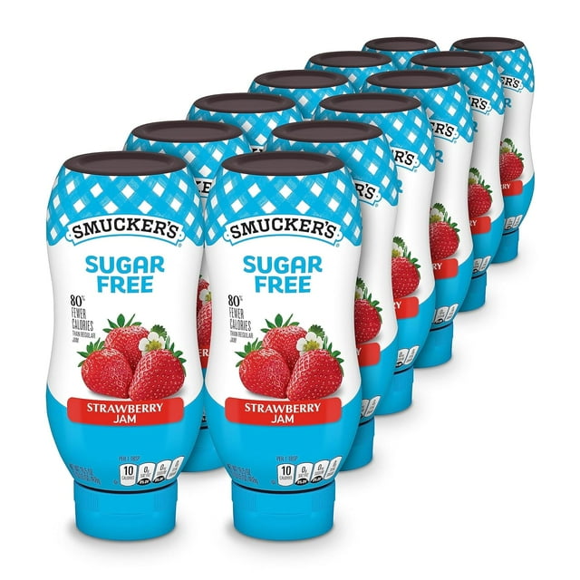 Smucker’s Squeeze Sugar Free Strawberry Jam, 16.5 oz. Bottle - Walmart.com