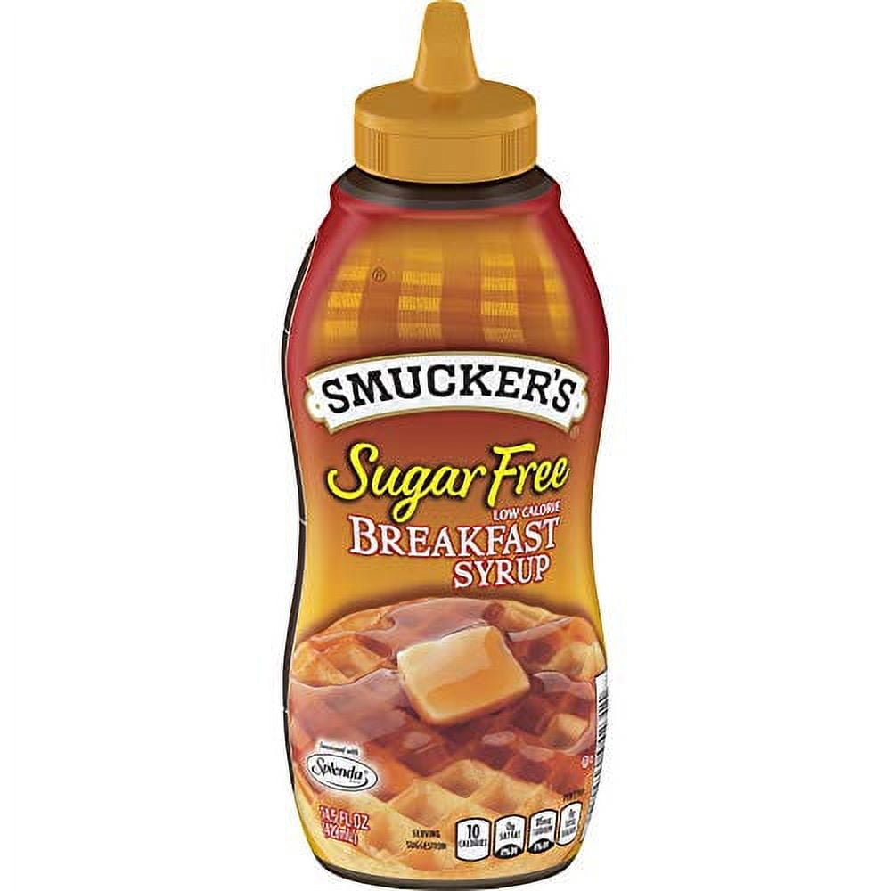 Smucker's Sugar Free Pancake & Waffle Breakfast Syrup, 14.5 Ounces ...