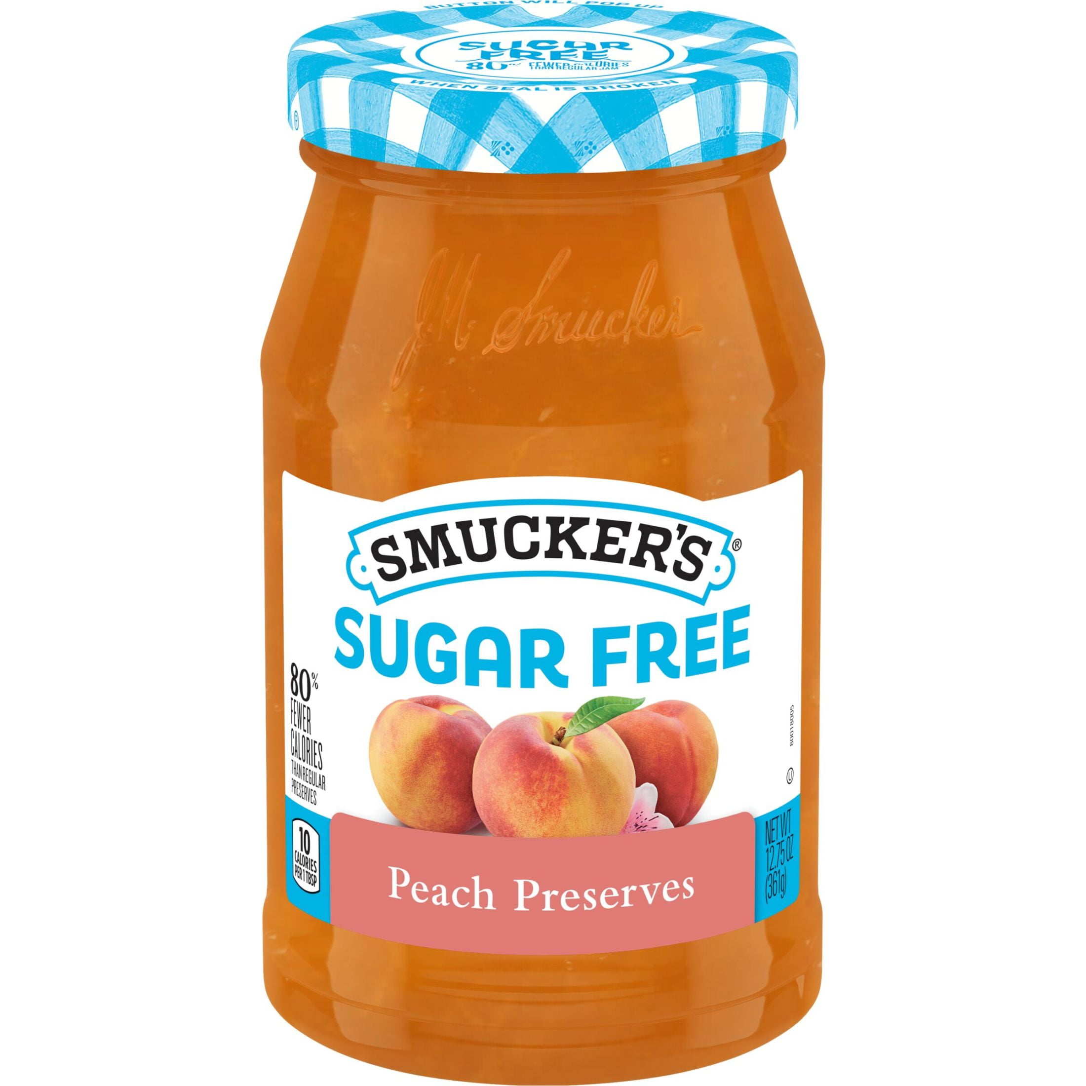 Smucker's Peach Preserves with Splenda, 12.75 Ounce Jar, Reduced ...