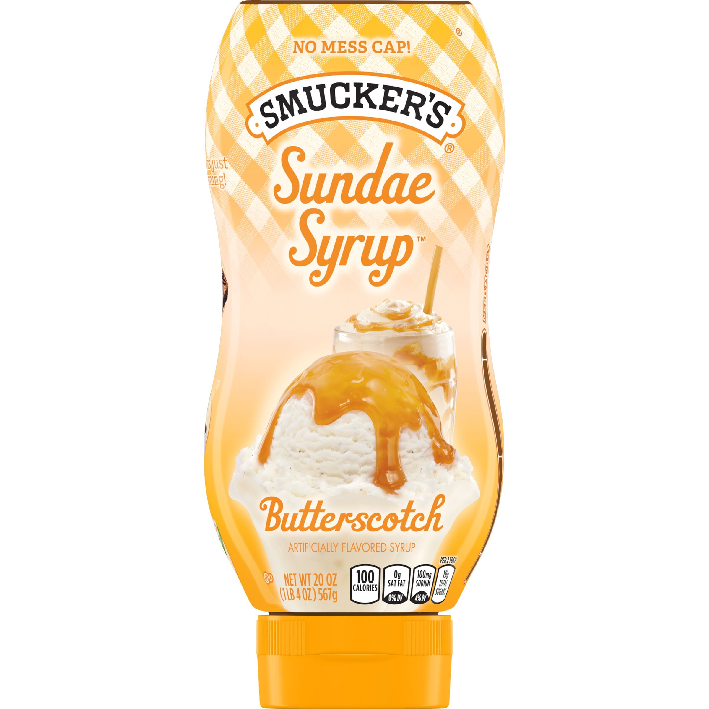Smucker's Butterscotch Sundae Syrup, 20 Ounces - Perfect Ice Cream ...