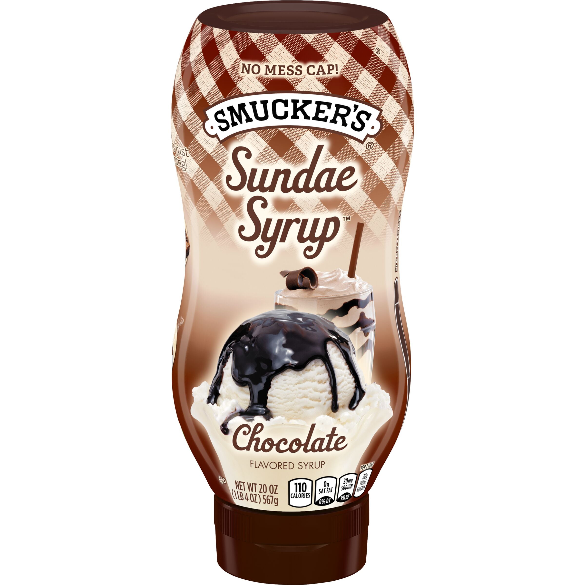 Smucker's Sundae Syrup, Chocolate Flavored, Ideal for Waffles & S'mores ...